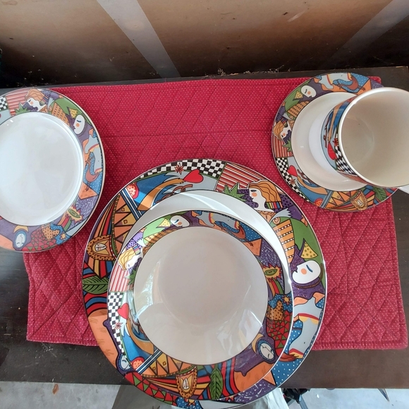 Dining | Vitromaster 1991 Colorful Stoneware Metropolitan 2pc | Poshmark